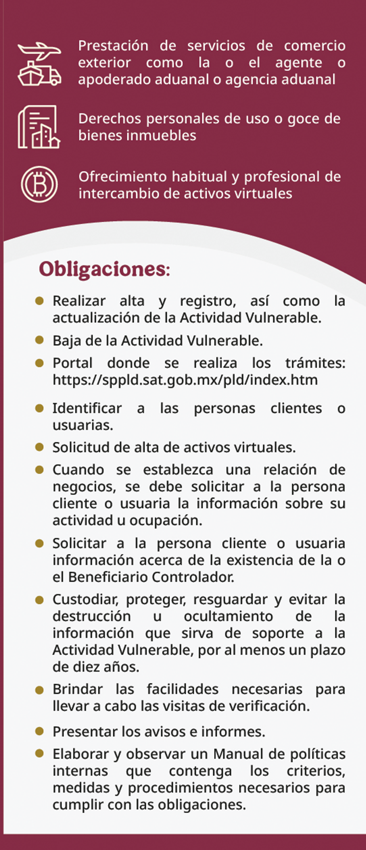 Actividades Vulnerables | Servicio de Administración Tributaria